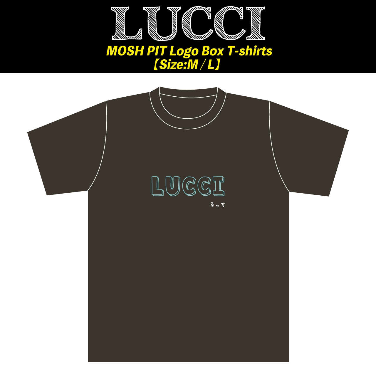 LUCCI×MOSH PIT Logo Box T-shirts | LUCCI | RADONLINE