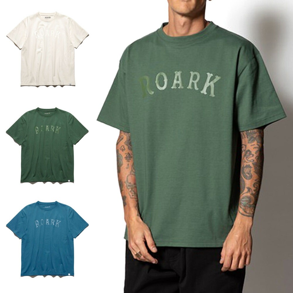 ロアーク リバイバル ROARK REVIVAL Tシャツ メディーバルロゴ ファインテック ドライTシャツ MEDIEVAL LOGO ...