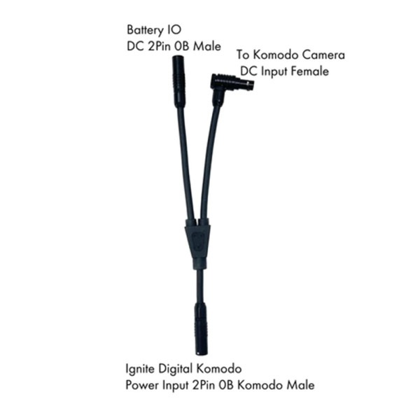 SafeTap V4 Protected Power Cables Fixed right angle KOMODO Power