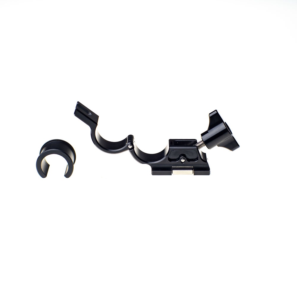 Hinged 19mm Rod Mount w. 15mm insert