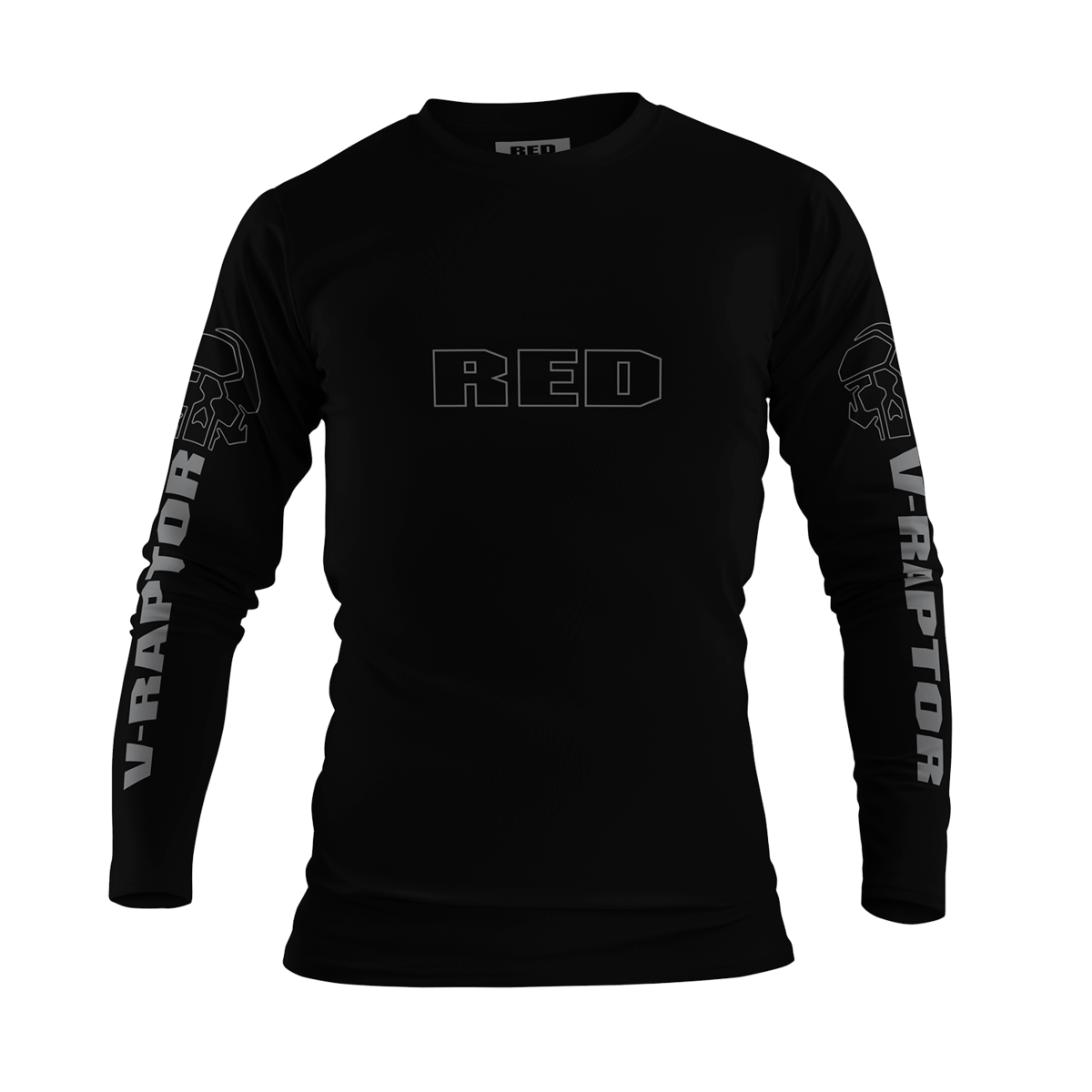 Limited Edition Long Sleeve V-RAPTOR™ T-Shirt - Black - S～XXL