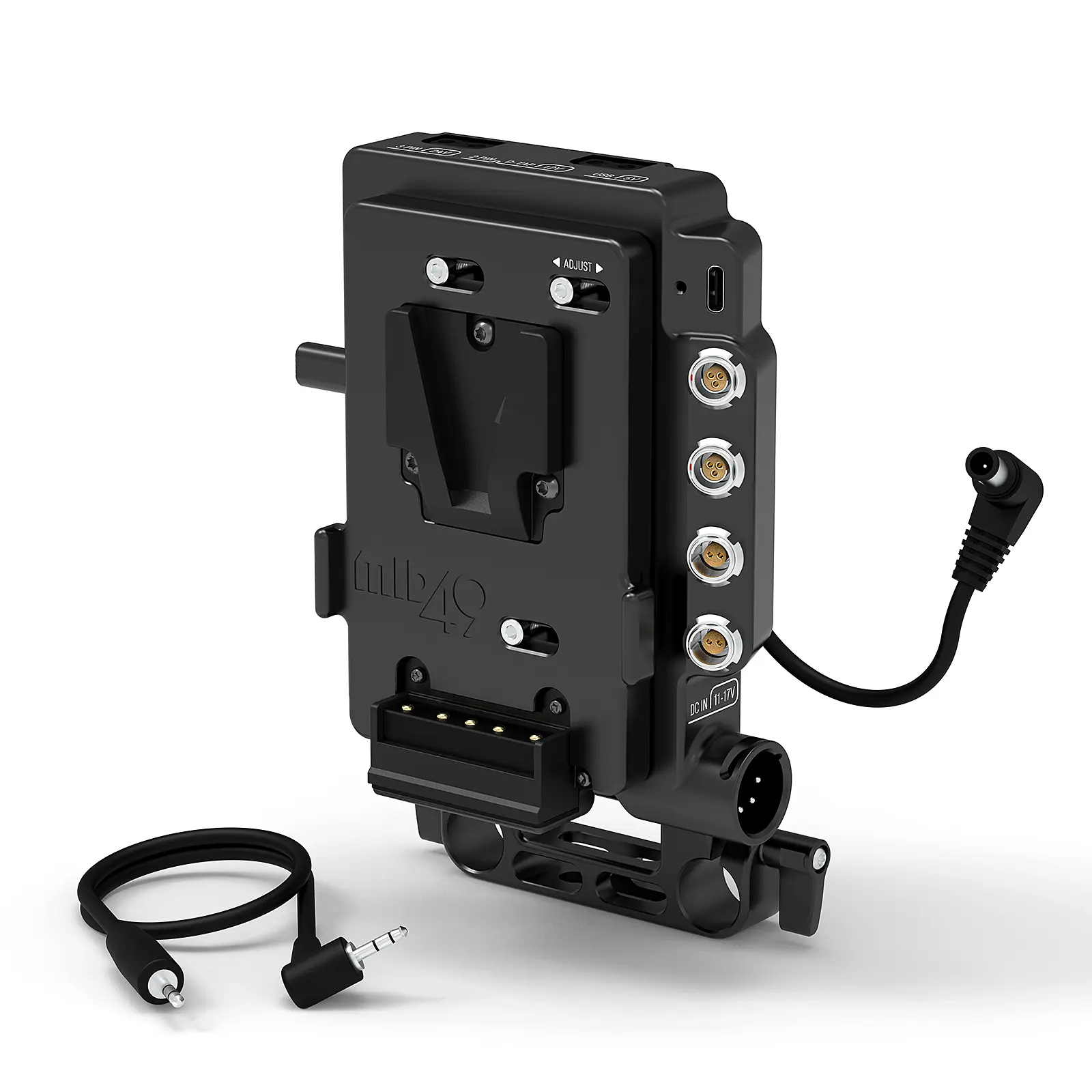 Power Distribution Box DB-11 (Sony FX6/FX9, V-Mount, Rod Mounted)