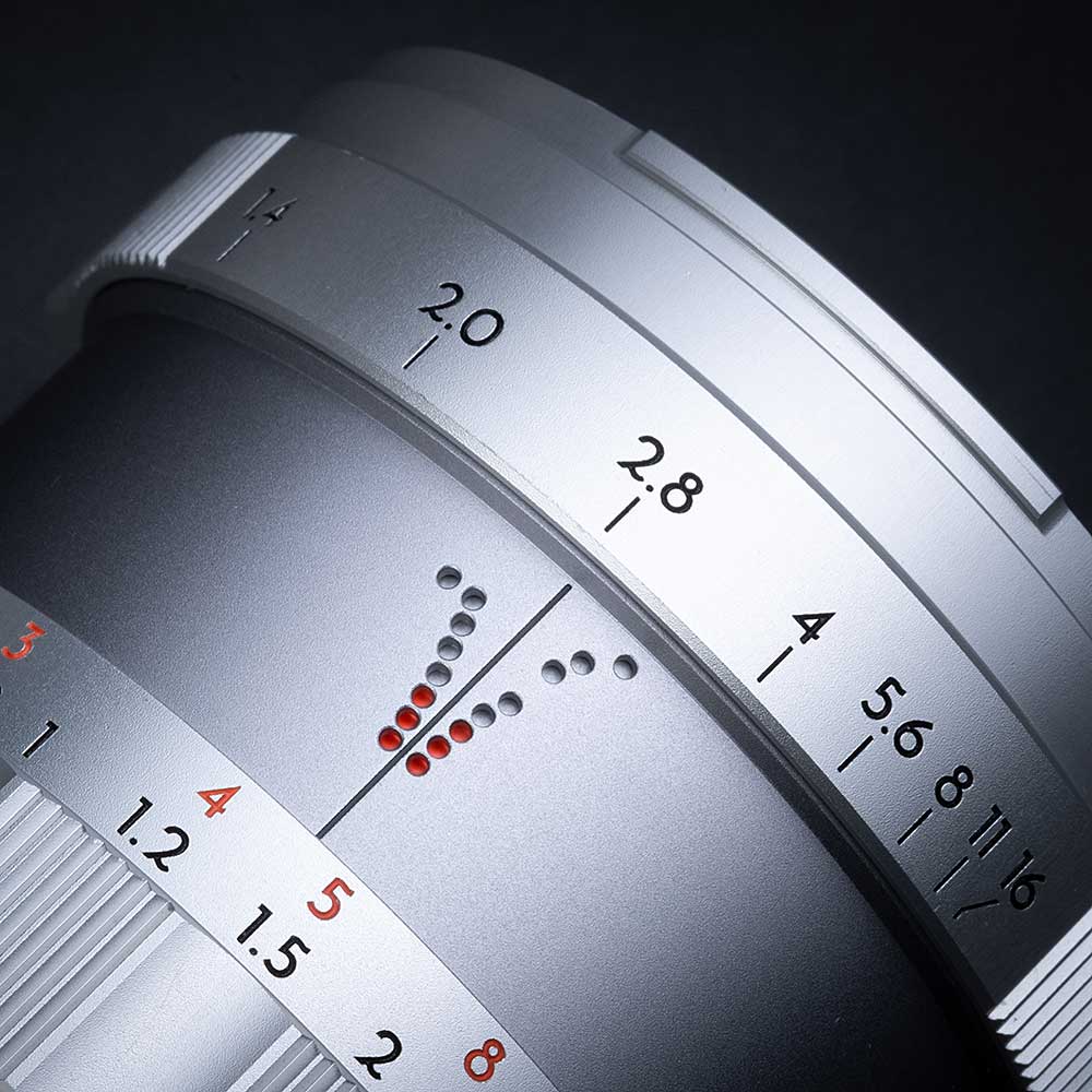 Simera 75mm F1.4 M mount シルバー/ブラック【BF2025 Sale】