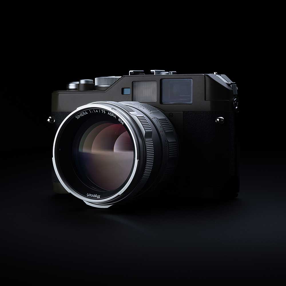 Simera 75mm F1.4 M mount シルバー/ブラック【BF2025 Sale】