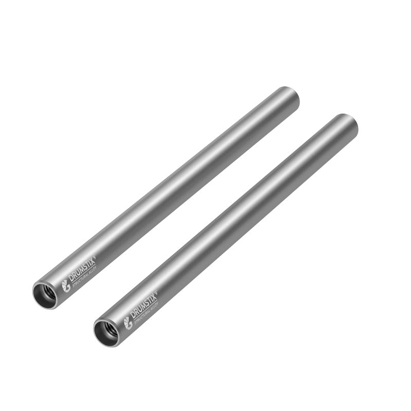 Drumstix Structural Alloy Threaded 15mm Rod Pair – 9″ (22.8cm)