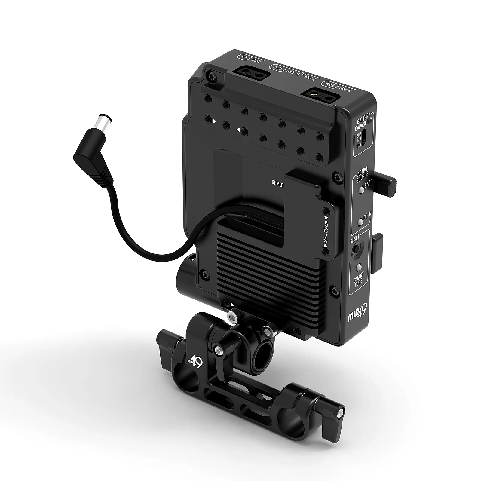 Power Distribution Box DB-11 (Sony FX6/FX9, V-Mount, Rod Mounted)