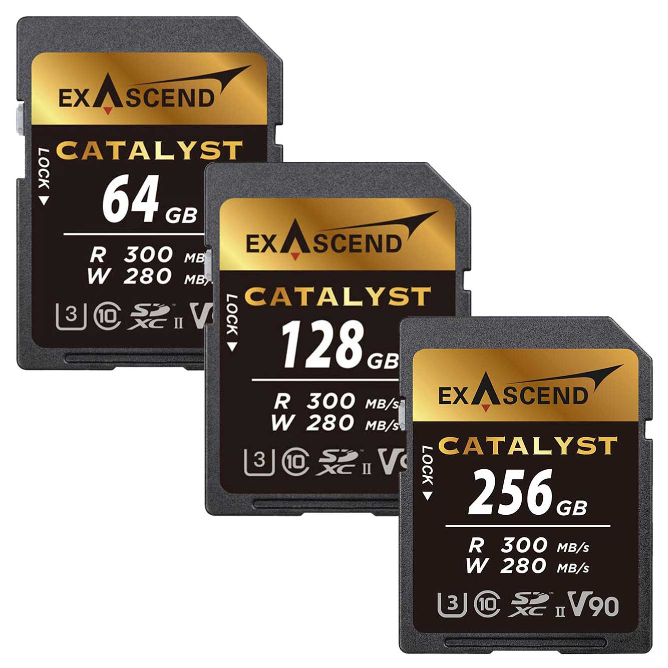 Exascend 256GB Catalyst UHS-II S, V90 Memory Card