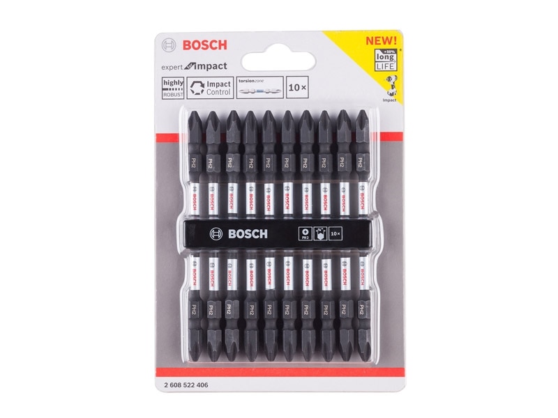 BOSCH 両頭ドライバービット +2*65 10本入り 2608522405 | その他,電動工具,DIYモデル,アダプタ ...