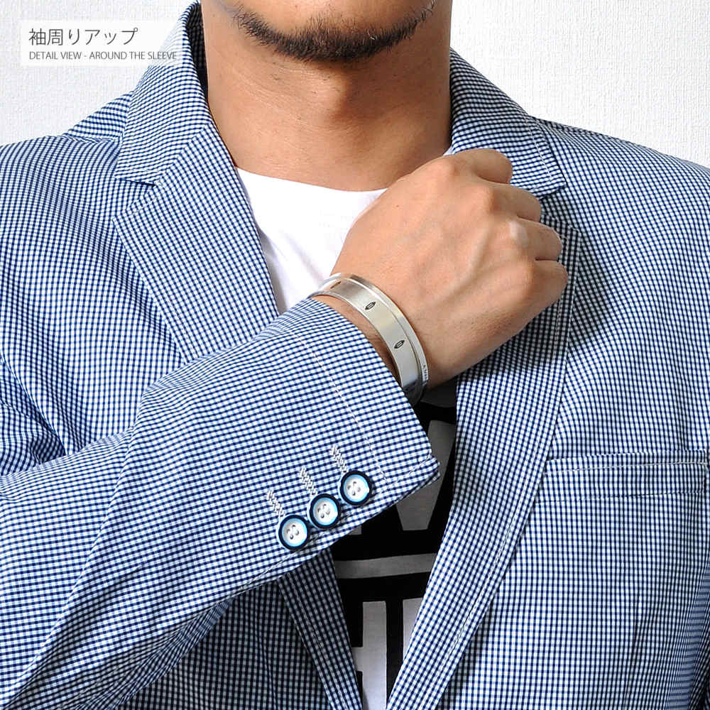 チェック柄 テーラードジャケット #T356 | OUTER/アウター,TAILORED JACKET | RAiseNeE公式メンズ ...