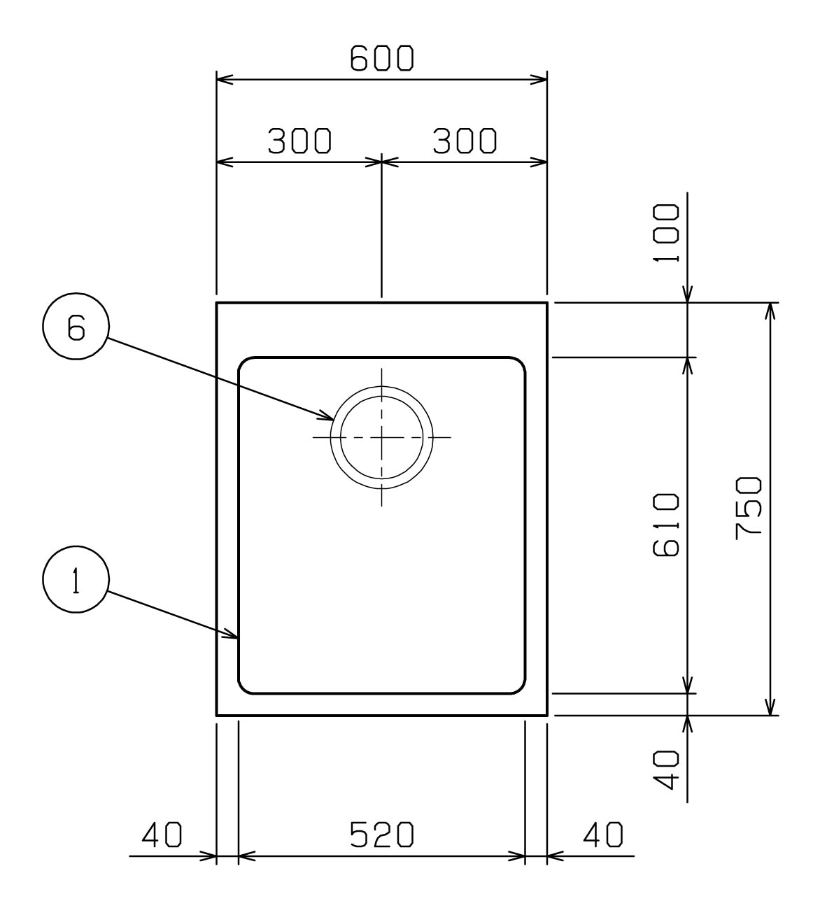 新品 マルゼン 一槽シンク BS1-067N 間口600×奥行750×高さ800 メーカー直送 送料無料（沖縄・北海道・一部離島を除く）車上 ...