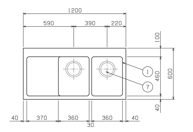 新品 マルゼン二層水切付シンク BSM2-126LN 間口1200×奥行600×高さ800mm バックガードなし 送料無料（沖縄・北海道・一部離島を除く） メーカー保証1年 | 新品,板金類 ...