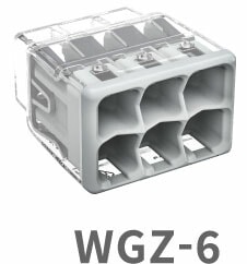 ジャッピー JAPPY WGZ-6-JP 差込コネクター 6穴用 (50個入) WGZ6JP ｜住設と電材の洛電マート【本店】