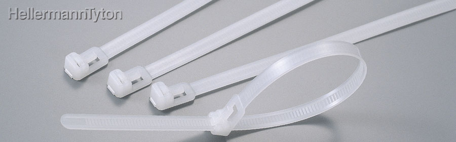 ヘラマンタイトン RF250-PP リピートタイ ポリプロピレン耐薬品(100本入)乳白 タイトン HellermannTyton ｜住設と電材の洛電マート【本店】