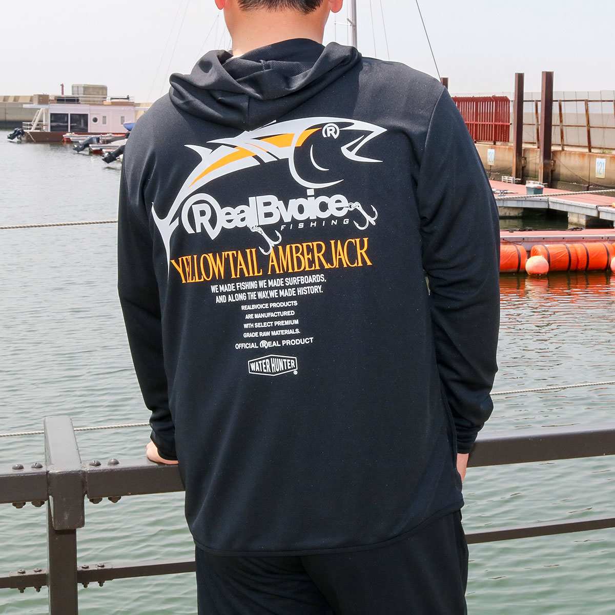 FISHING YELLOWTAIL AMBERJACK DRY ZIP PARKA