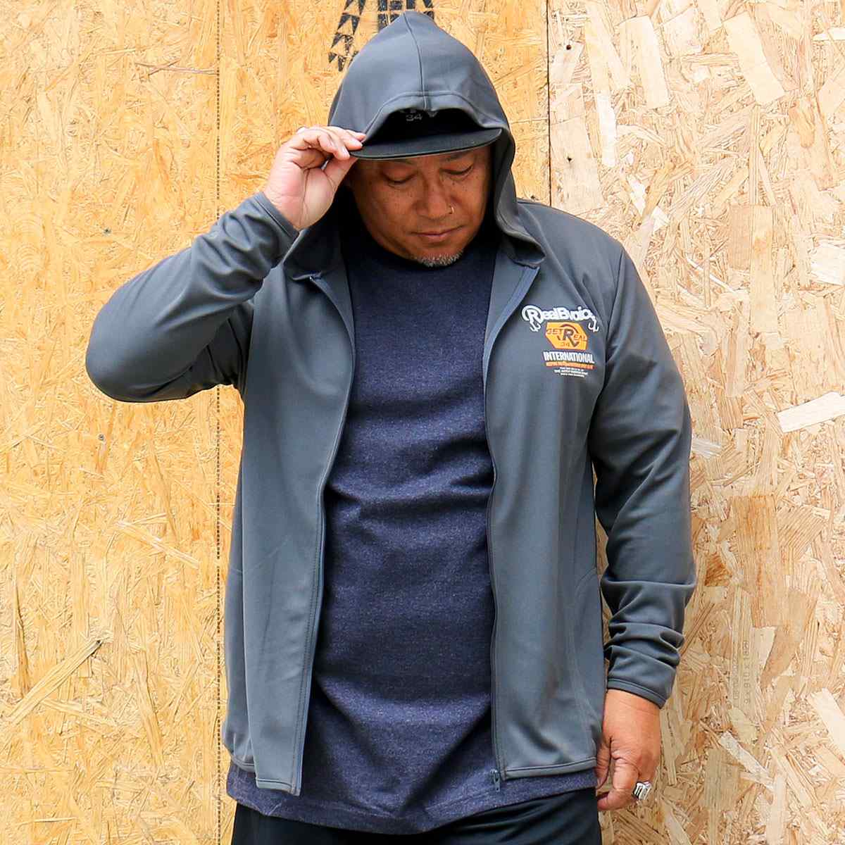 FISHING YELLOWTAIL AMBERJACK DRY ZIP PARKA BIG SIZE