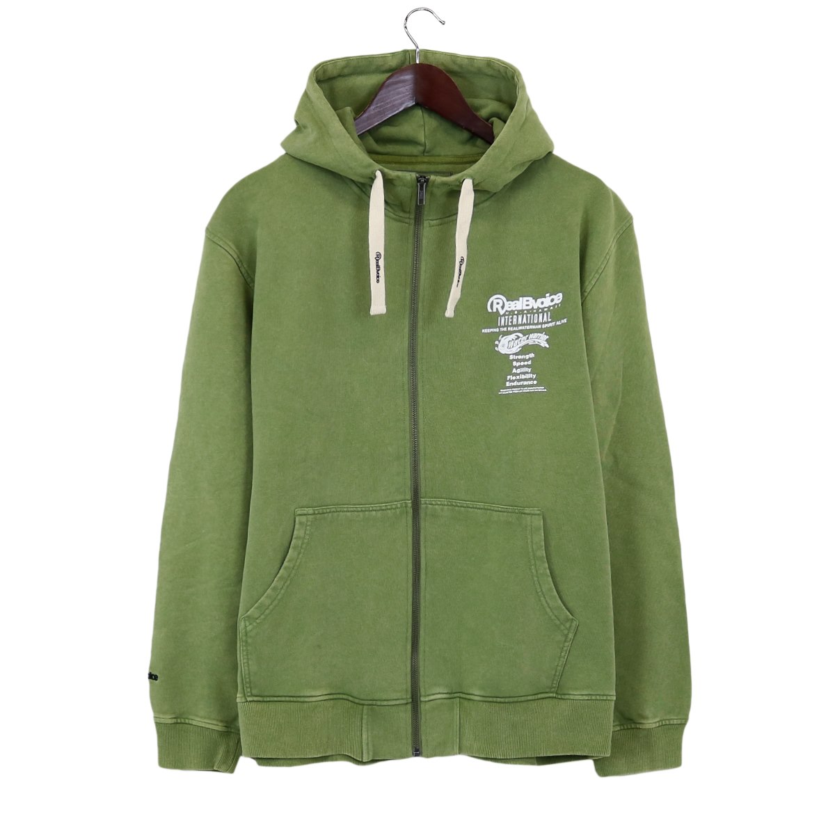 【GREEN Lのみ】SIMPLE PIGMENT ZIP PARKA