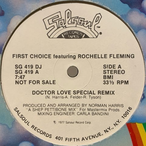 Doctor Love (Special Remix) / First Choice ｜ RECORD STATION ｜ レコードステーション