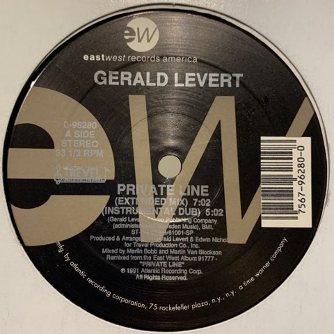 Private Line / Gerald Levert ｜ RECORD STATION ｜ レコードステーション