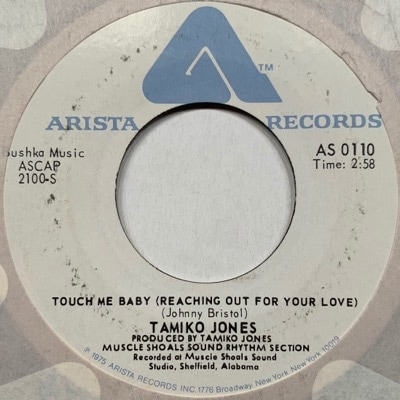 Touch Me Baby / Creepin' (45") / Tamiko Jones ｜ RECORD STATION ｜ レコードステーション