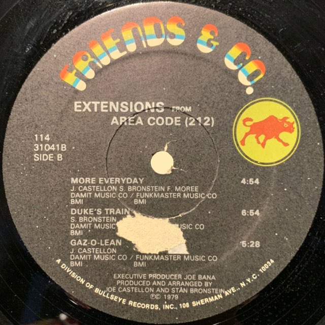 Area Code (212) Extensions From Area Code (212) (LP)