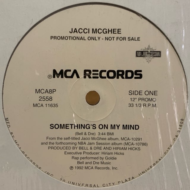 Jacci Mcghee Something's On My Mind (12")