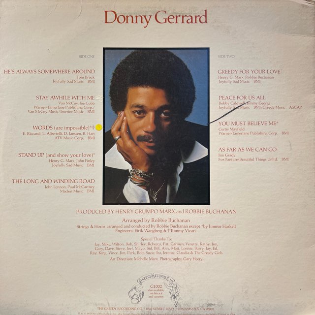 Donny Gerrard S/T (LP)