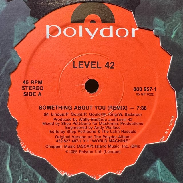 Level 42 Something About You (Remix) (12")