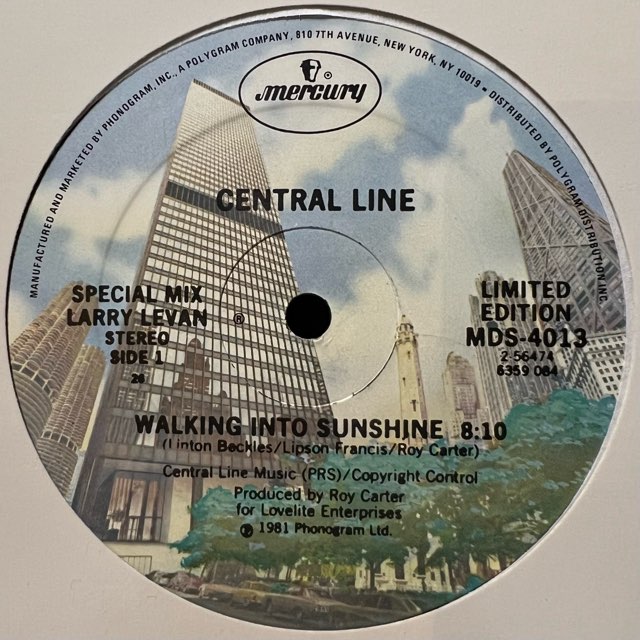 Central Line Walk Into Sunshine (12")