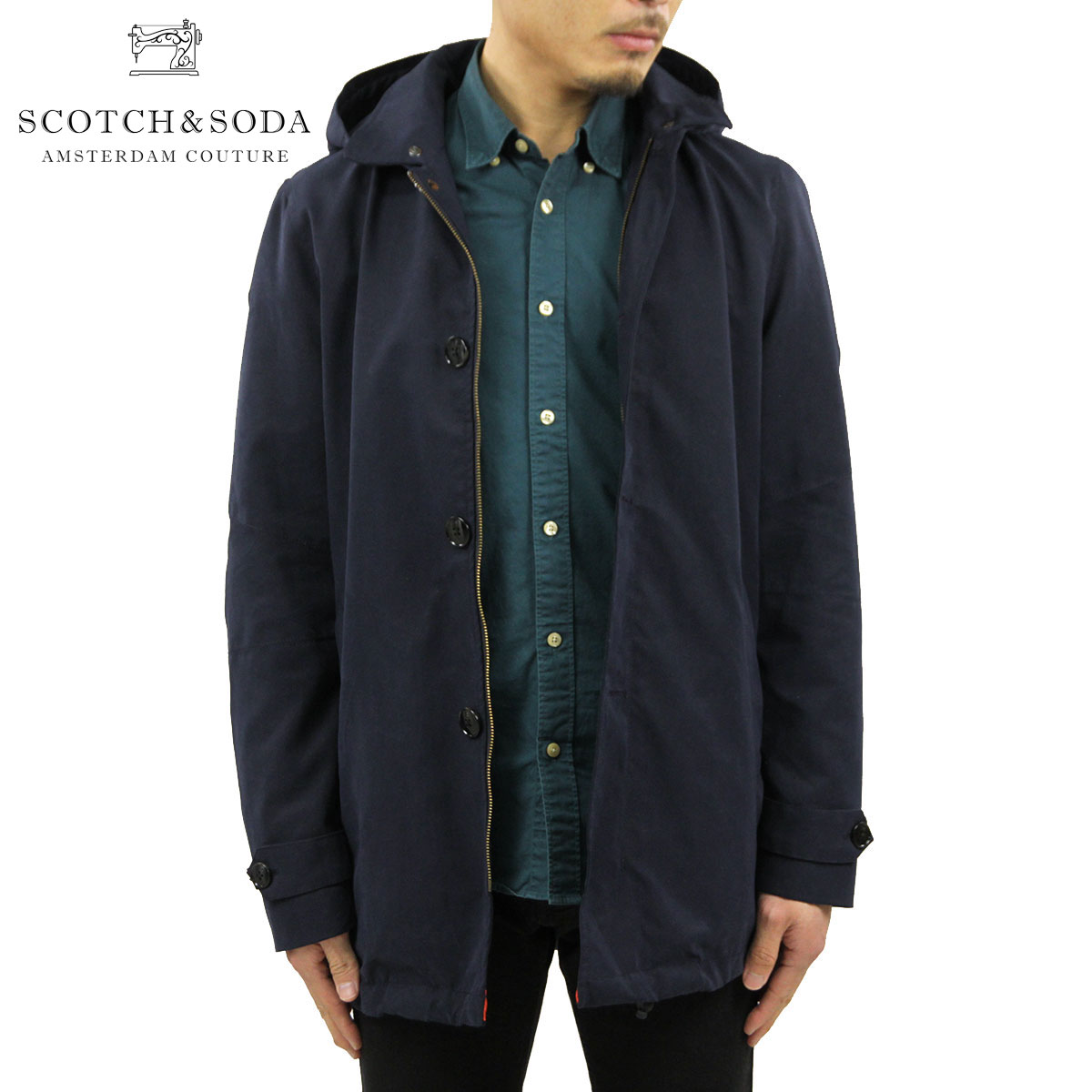 スコッチアンドソーダ アウター メンズ 正規販売店 SCOTCH＆SODA ジャケット コート Classic trench coat in ...