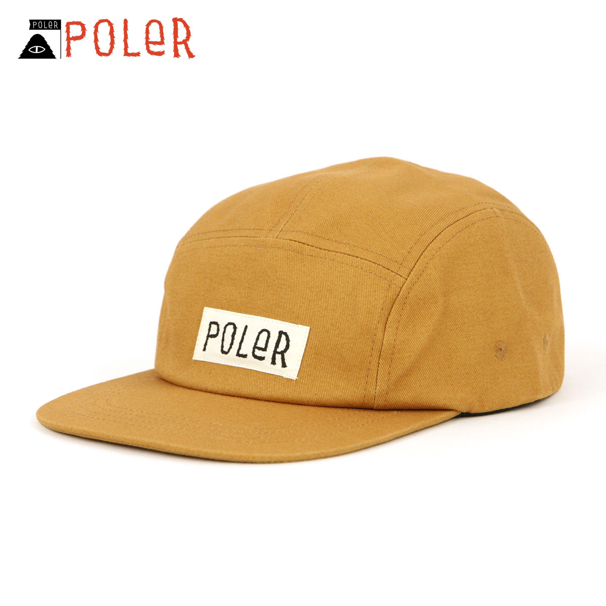 ポーラー キャップ メンズ レディース 正規販売店 POLER 帽子 5パネルキャップ FURRY FONT 5PANEL DRAWCORD CAP 55100007-CAR CARAMEL ...