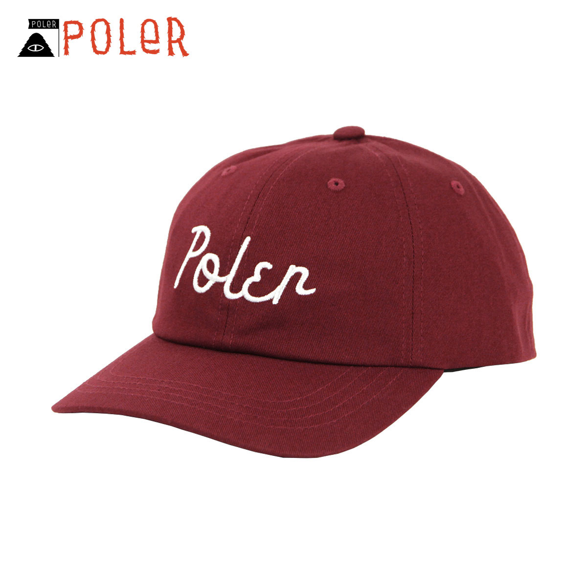 ポーラー キャップ メンズ レディース 正規販売店 POLER 帽子 ダッドハット キャップ DADLIN DAD HAT 211ACM7801 CARDINAL A79B B3C C3D ...