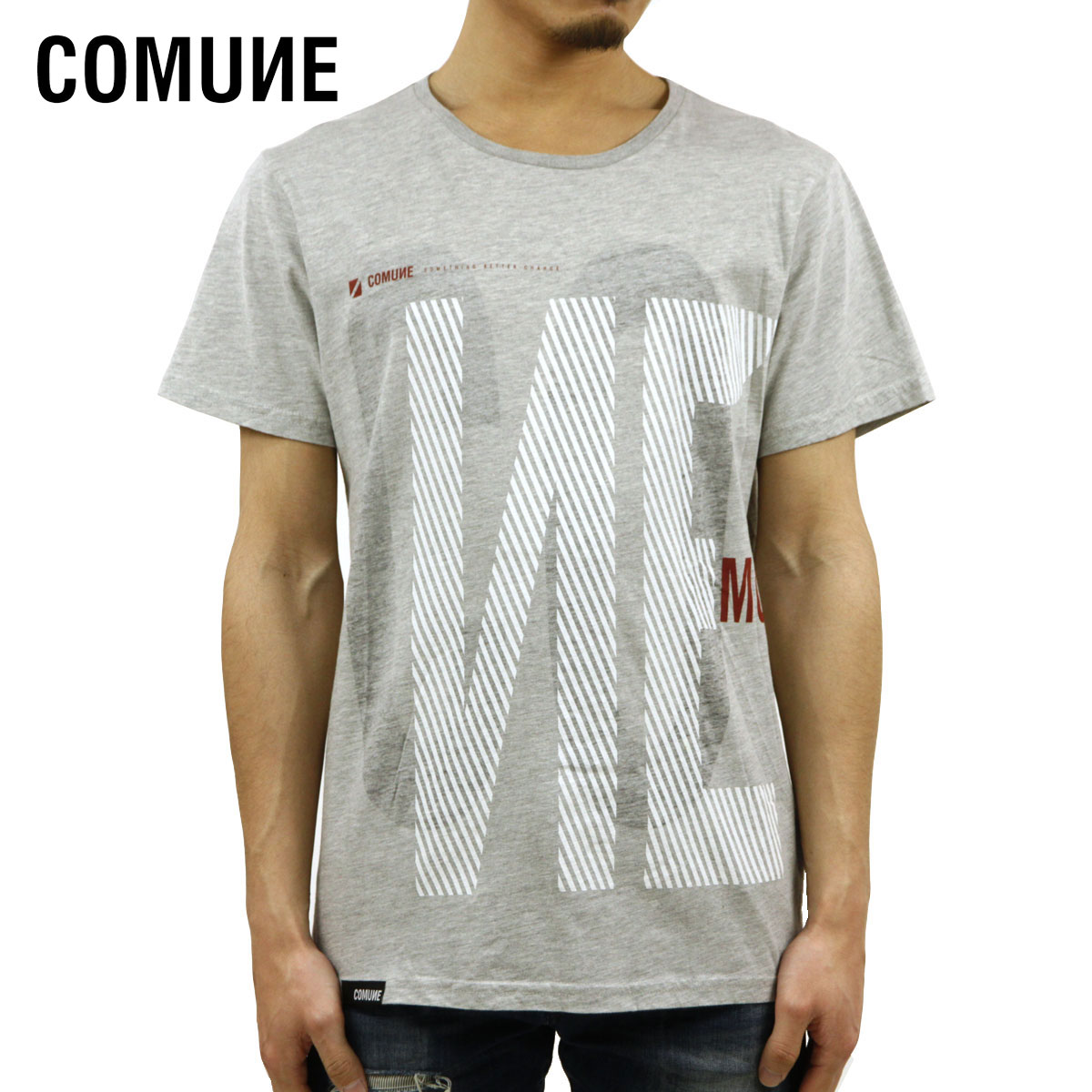 コミューン Tシャツ メンズ 正規販売店 COMUNE 半袖Tシャツ クルーネックTシャツ 10SS-CM-T10073 A36B B1C ...
