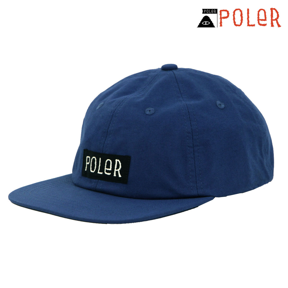 ポーラー メンズ レディース キャップ 正規販売店 POLER 帽子 COTTON 6P CAP 233MCV0092-NVY NAVY A79B B3C C3D D4E E06F ...