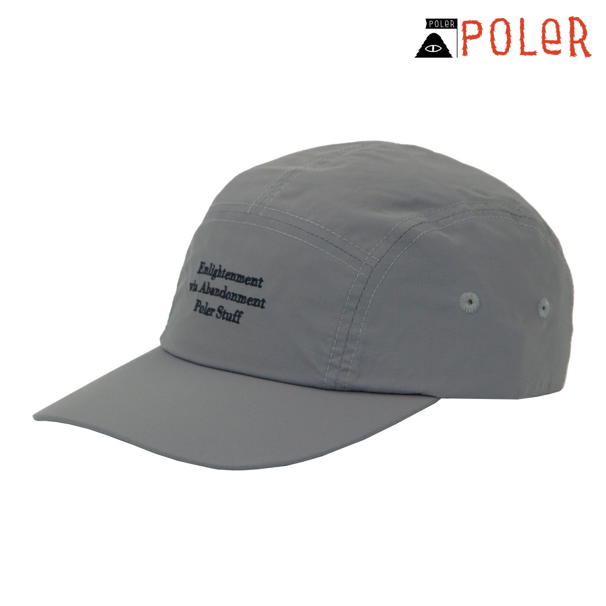 ポーラー メンズ レディース キャップ 正規販売店 POLER 帽子 ナイロン 5パネル NYLON 5P CAP D 243MCV0098-GRY GRAY | POLER（ポーラー ...