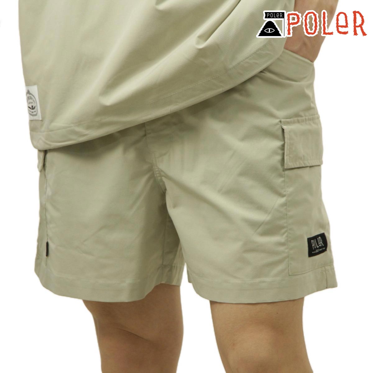 ポーラー メンズ ショートパンツ 正規販売店 POLER カーゴショーツ ハーフパンツ STRETCH RIP RELAX CARGO SHORT PANTS DC 251MCV0036 ...