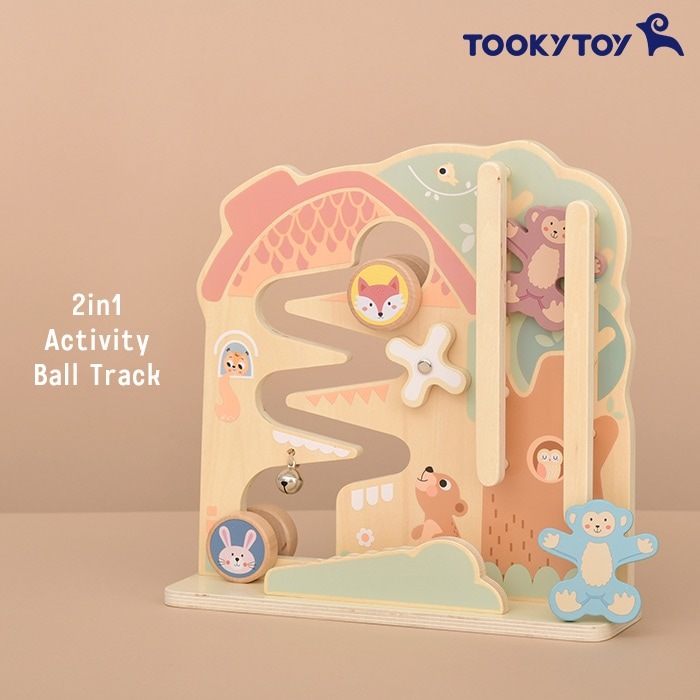 Tooky Toy トゥーキートイ カタ、ころ！2in1スロープ | こどもと暮らし