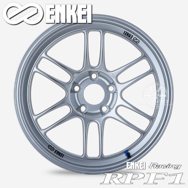 送料無料 ENKEI エンケイ エンケイ レーシング RPF1 シルバー 18インチ 10.5J +15（5穴PCD114.3） MADE IN JAPAN 国産 軽量 アルミホイール 4本 ...