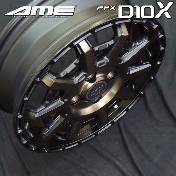 送料無料 共豊コーポレーション PPX D10X ブラックポリッシュマットブロンズクリア 14インチ 4.5J +48 PCD4-100 4本SET JWL-T 規格 | ホイール単品,14 ...
