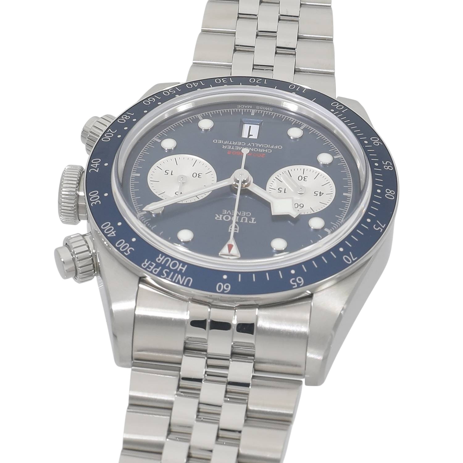 T10402 | [中古]チューダー ブラックベイ クロノ ブティック限定 M79360B-0002 ブルー×シルバー メンズ | 中野の ...