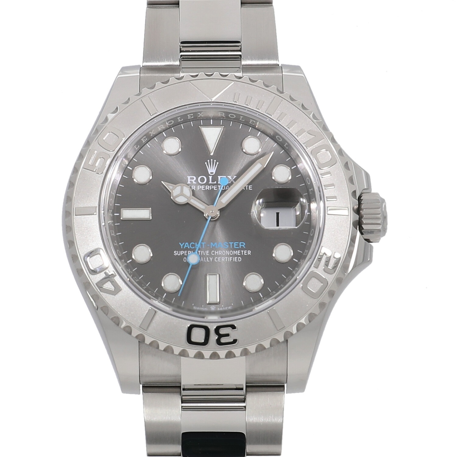 R8202 | [中古]ロレックス ヨットマスター 40 126622 ランダム スレート メンズ | 中野のブランド時計販売・買取なられんず