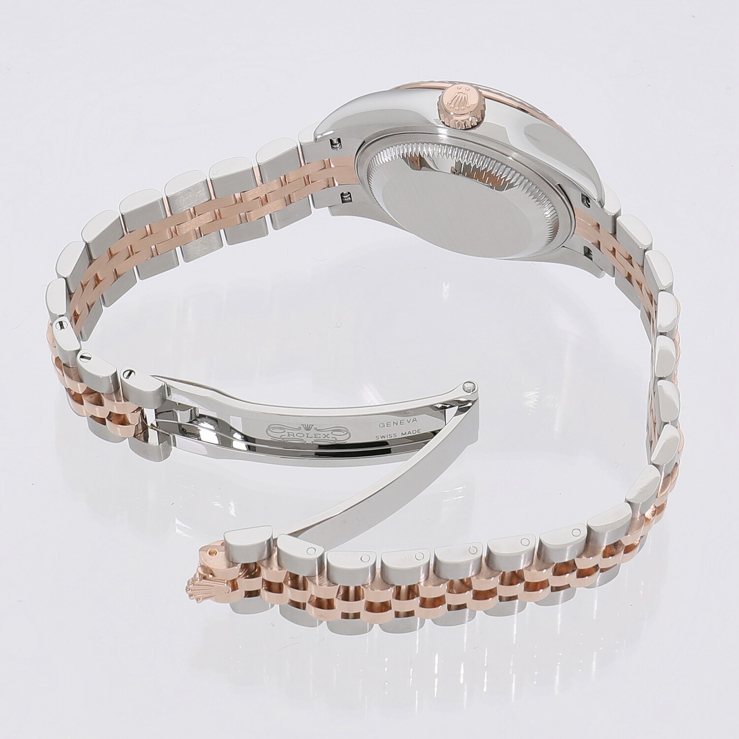 R6409 | [未使用]ロレックス レディ デイトジャスト 28 チョコレート×9Pスター/IXダイヤ 279171G ランダム レディース ...