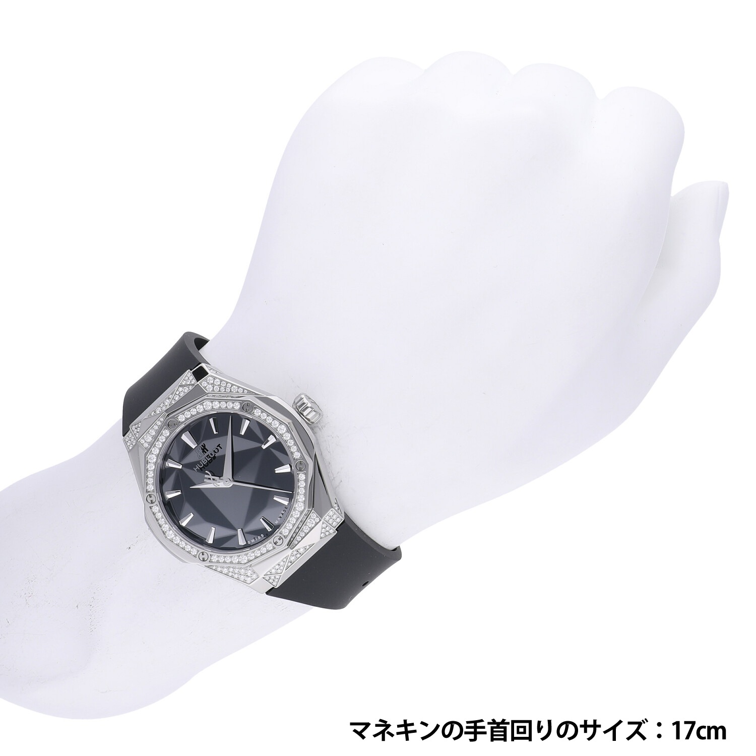 1812 | [新品]ウブロ クラシックフュージョン オーリンスキー チタニウム オルタナティブパヴェ ブラック 550.NS.1800.RX ...