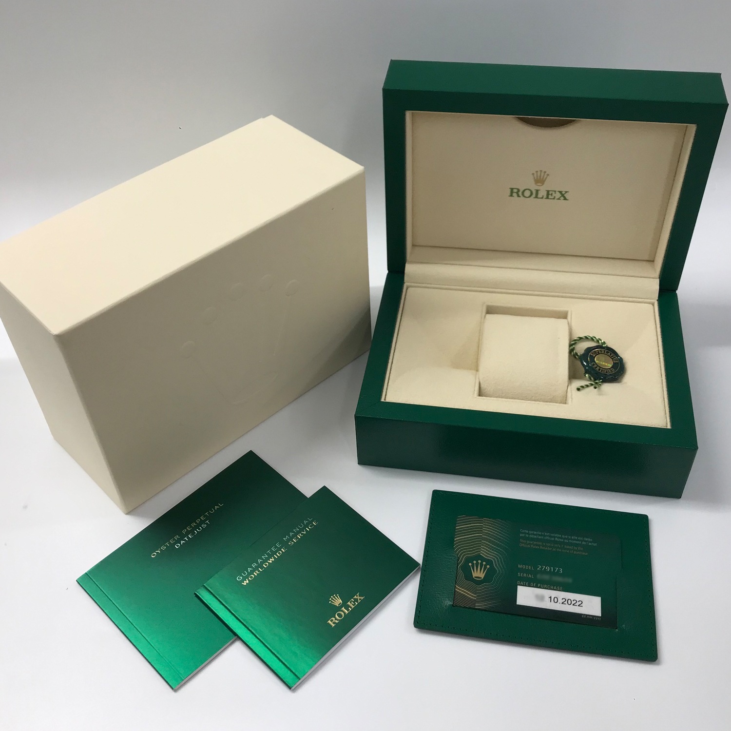 R6014 | [未使用]ロレックス レディ デイトジャスト 28 シルバー×10Pダイヤ 279173G ランダム レディース | 中野の ...