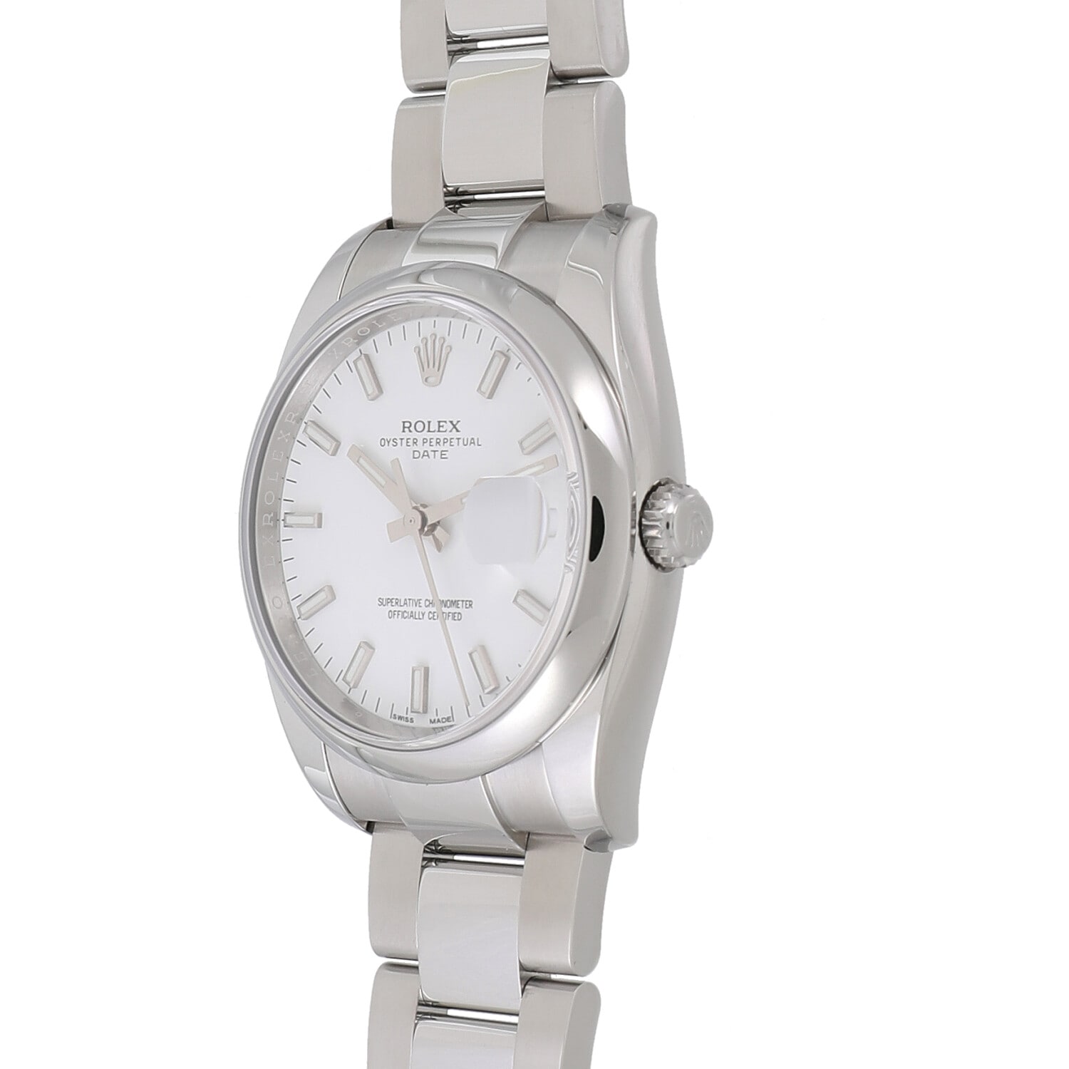 R9218 | [中古]ロレックス オイスターパーペチュアル デイト 115200 ランダム ホワイト メンズ | 中野のブランド時計販売 ...