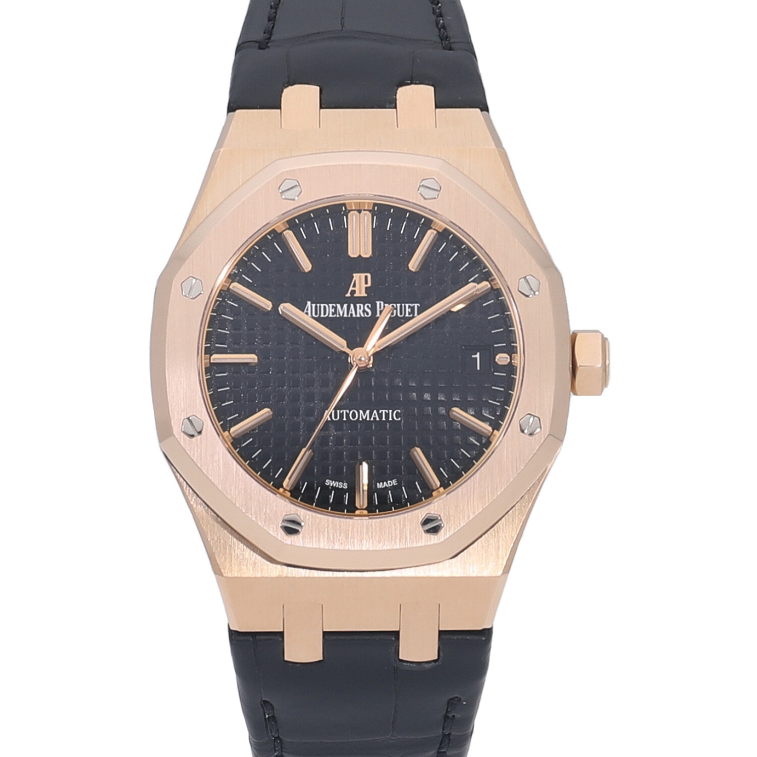 A6023 | [中古]オーデマピゲ ロイヤルオーク ブラック 15450OR.OO.D002CR.01 メンズ | 中野のブランド時計販売 ...