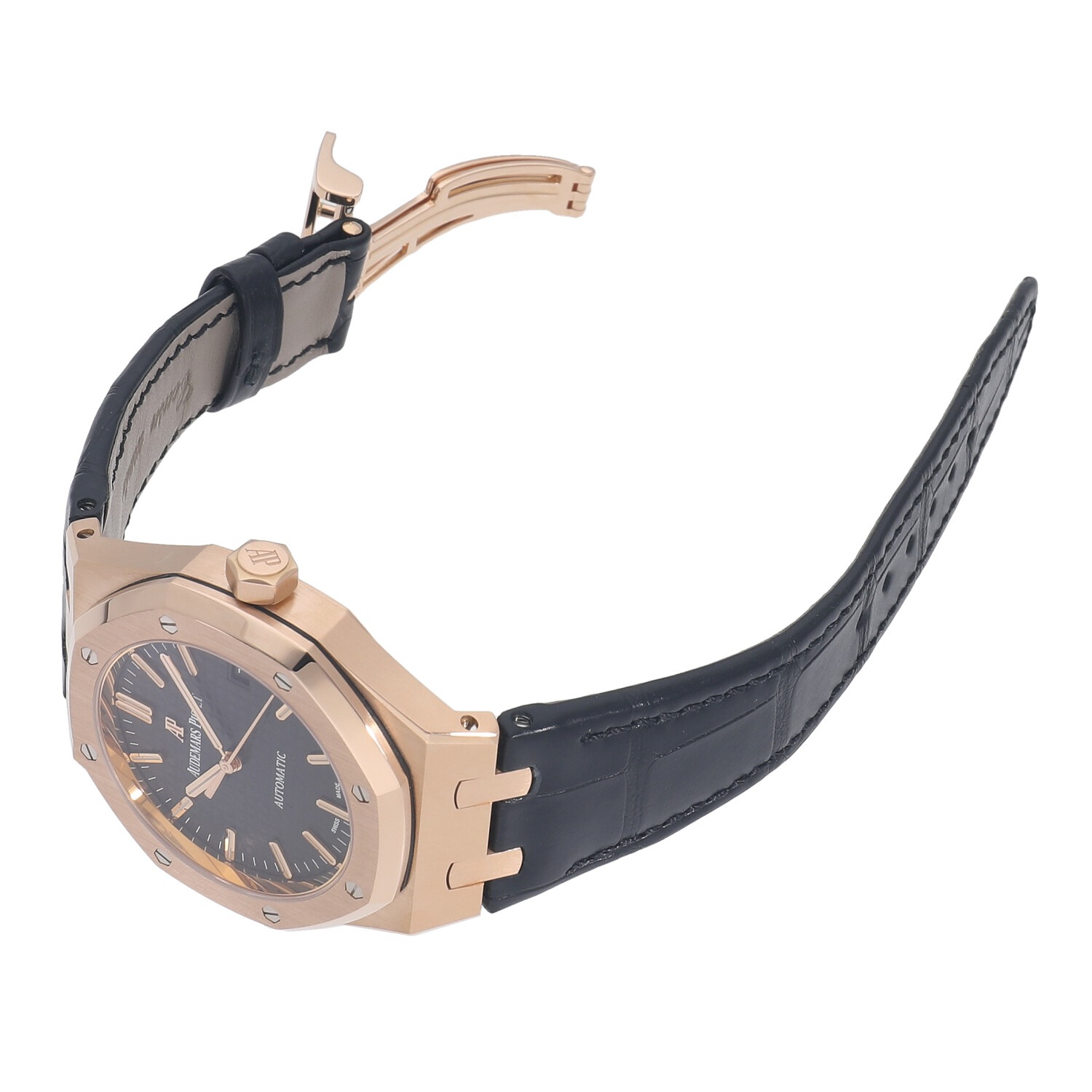 A6023 | [中古]オーデマピゲ ロイヤルオーク ブラック 15450OR.OO.D002CR.01 メンズ | 中野のブランド時計販売 ...