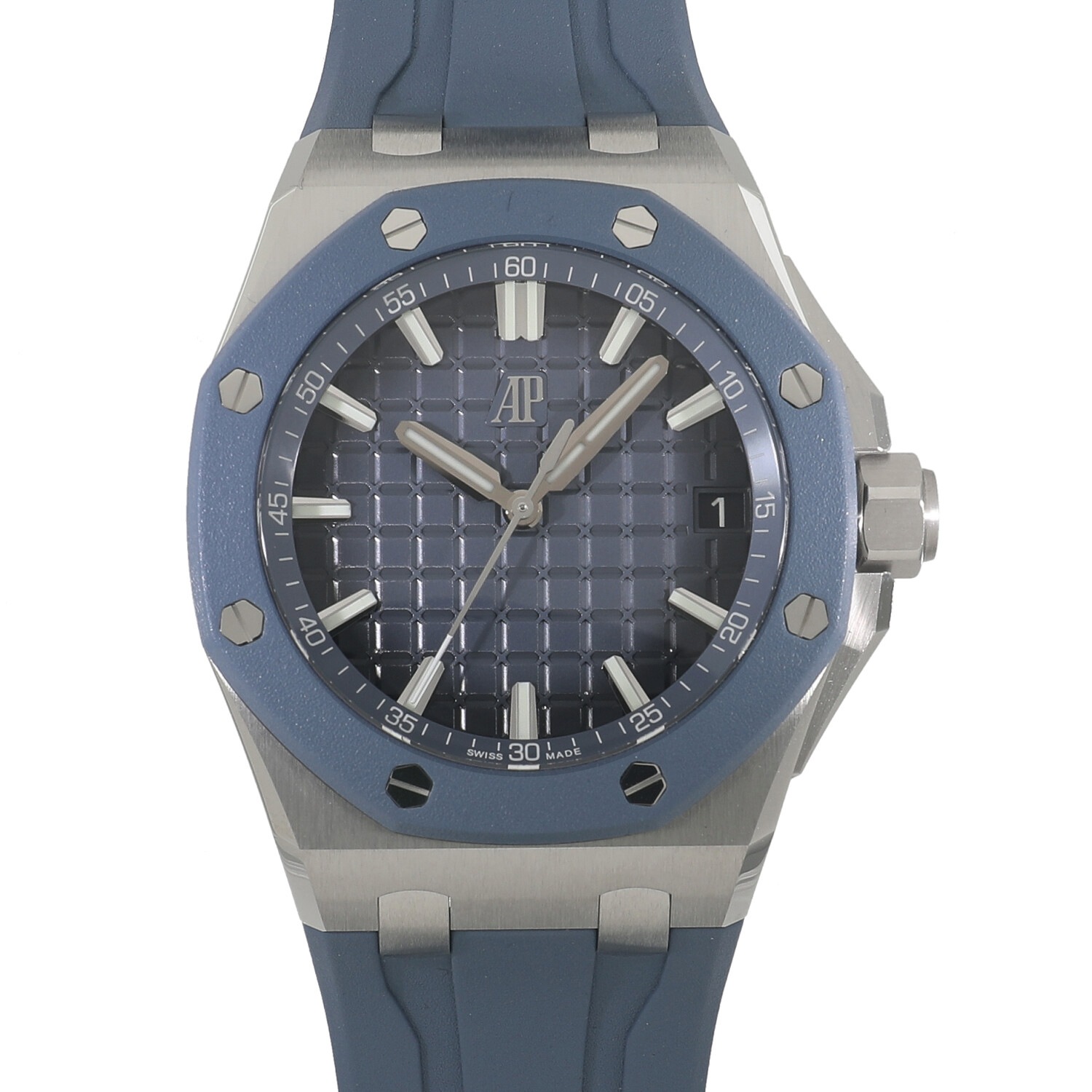 A9528 | [未使用]オーデマピゲ ロイヤルオーク オフショア オートマティック 15605SK.OO.A350CA.01 スモークブルー ...