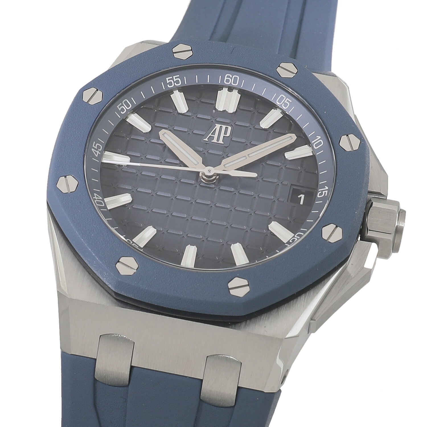 A9528 | [未使用]オーデマピゲ ロイヤルオーク オフショア オートマティック 15605SK.OO.A350CA.01 スモークブルー ...