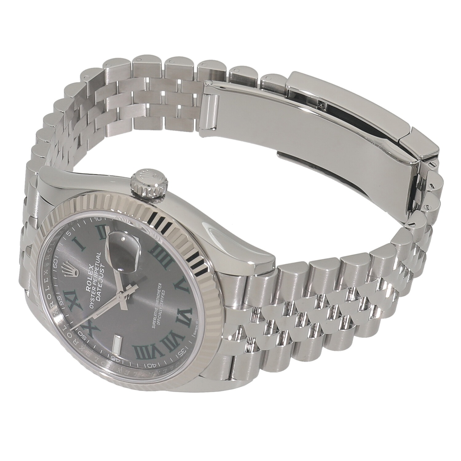 R9534 | [中古]ロレックス デイトジャスト 36 126234 ランダム スレートローマ メンズ | 中野のブランド時計販売・買取なられんず