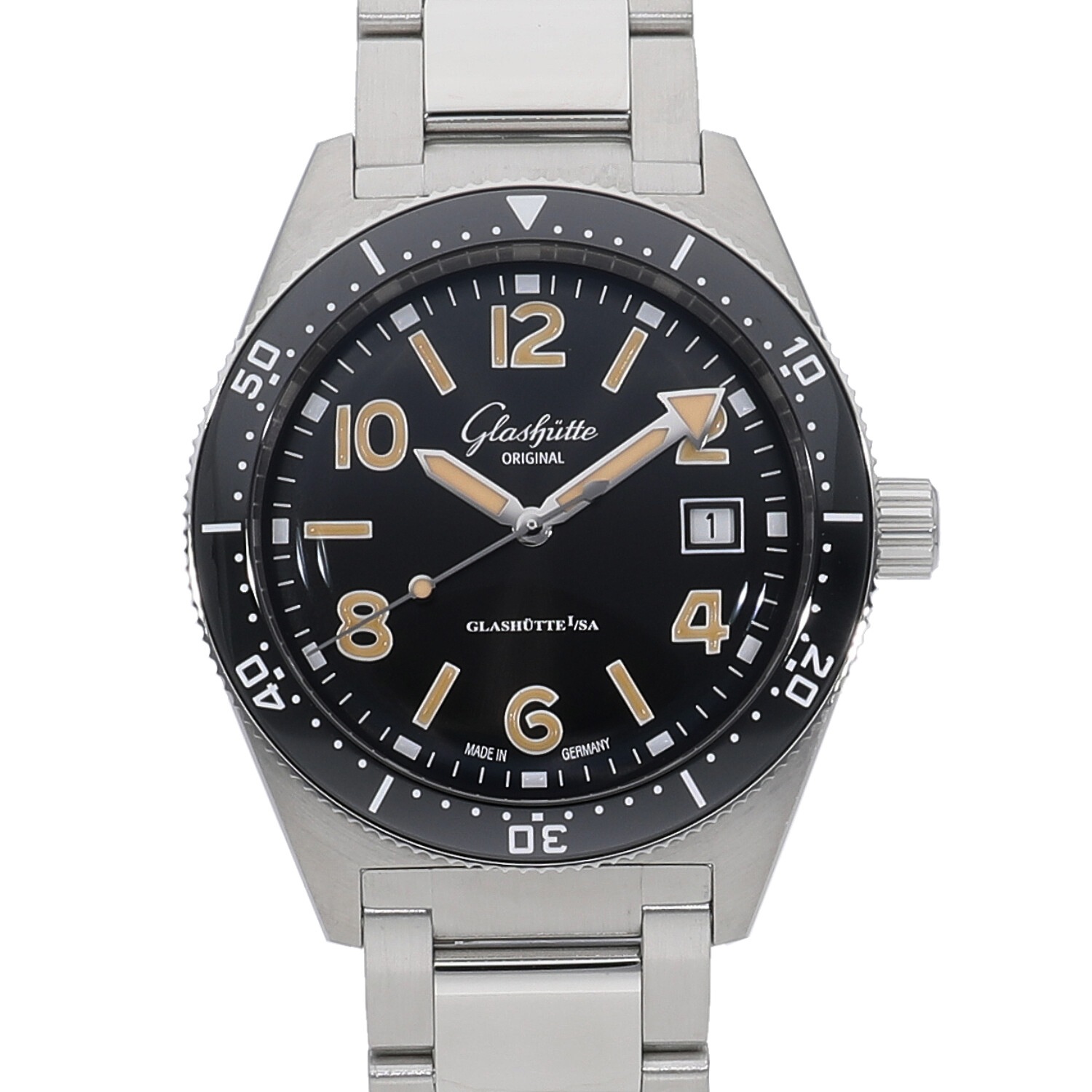 G5343 | [新品]グラスヒュッテオリジナル シーQ ブラック 1-39-11-06-80-70 メンズ | 中野のブランド時計販売・買取 ...